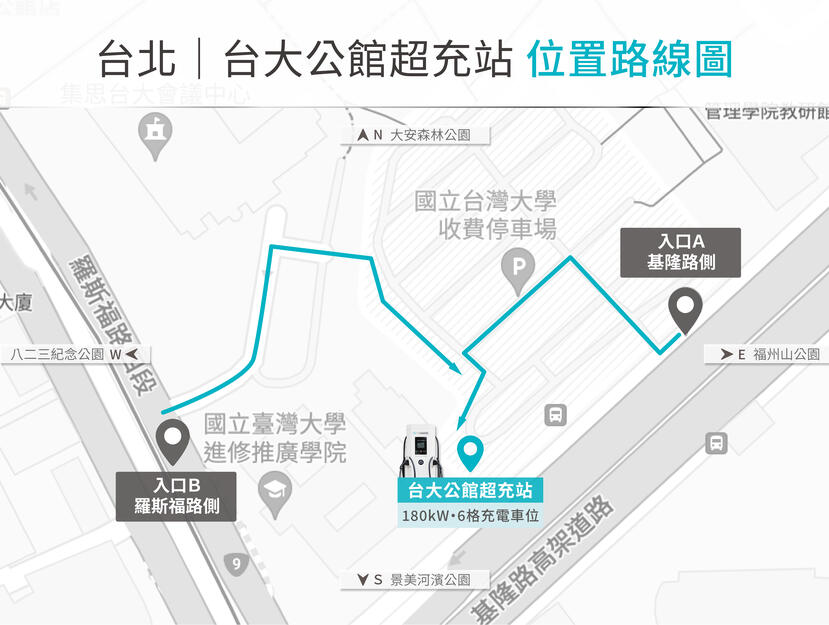 揪人一起充最多可領 240 元充電金！EVOASIS 台大公館快充站推期間限定「車聚優惠」::DDCAR 電動車